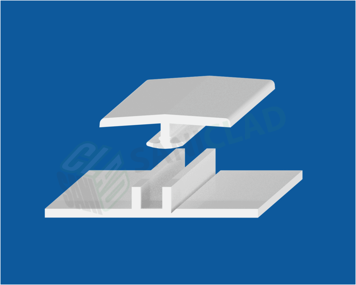 "H" Section Joining Strip (Two Part) - Saniclad Hygienic Wall Cladding ...