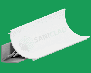 35mm x 35mm Flexible Internal / External PVC Corner - Saniclad Hygienic ...