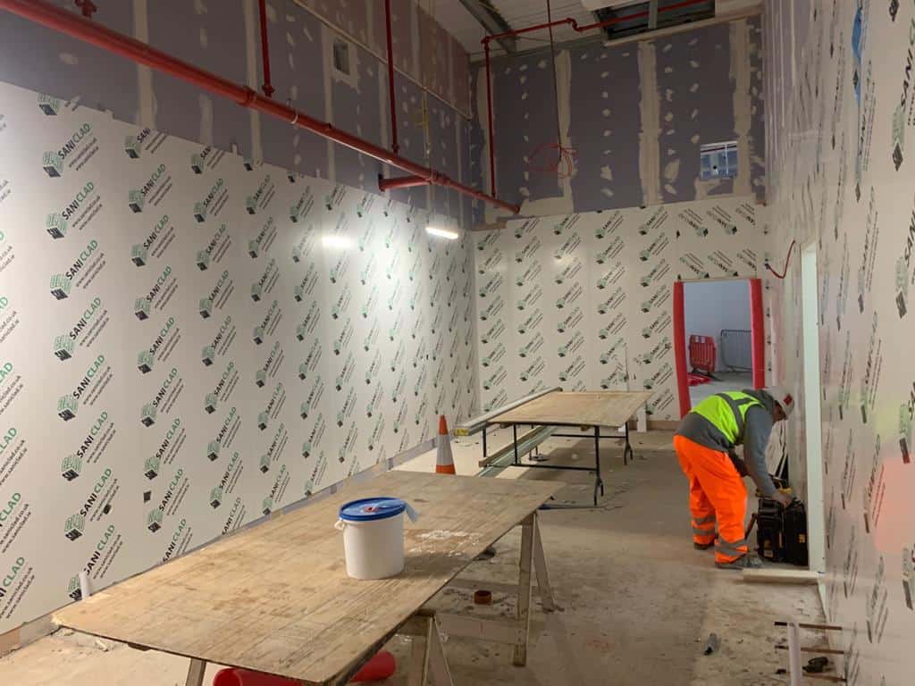 Hygienic Wall Cladding Installation Quote from Saniclad