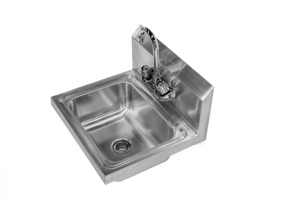 Small Hand Wash Basin + Tap Commercial Stainless Steel