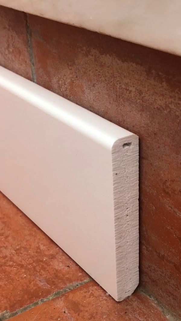 90mm Skirting Internal Corner - Saniclad Hygienic Wall Cladding Experts